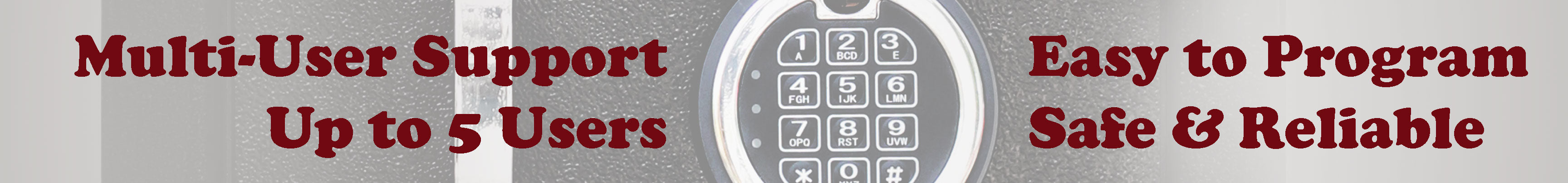 Electronic Multi-User Keypad Safes Collection - Templeton Safes ...